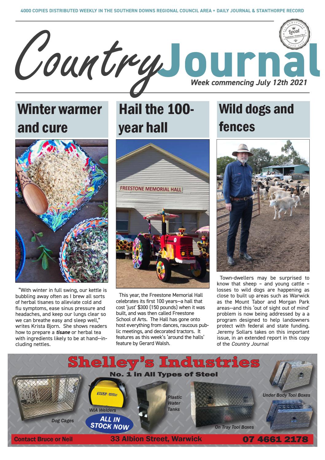 Country Journal, Edition #5 - July 12, 2021 by SmallNewspaperCo - Issuu