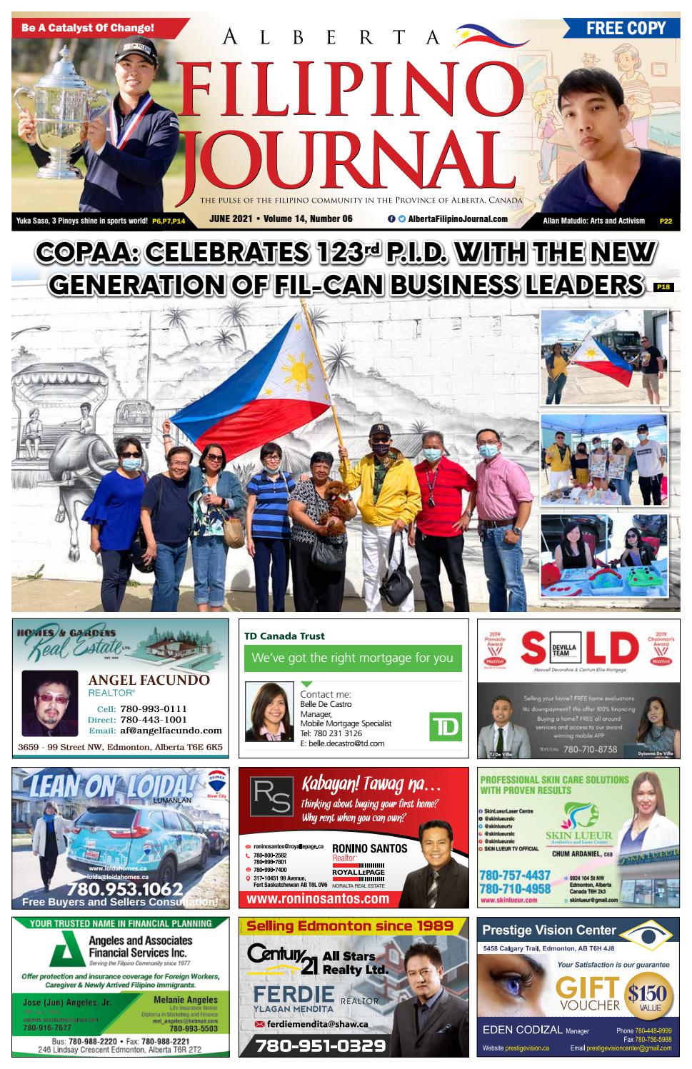 Alberta Filipino Journal - June 2021 Issue by Alberta Filipino Journal ...