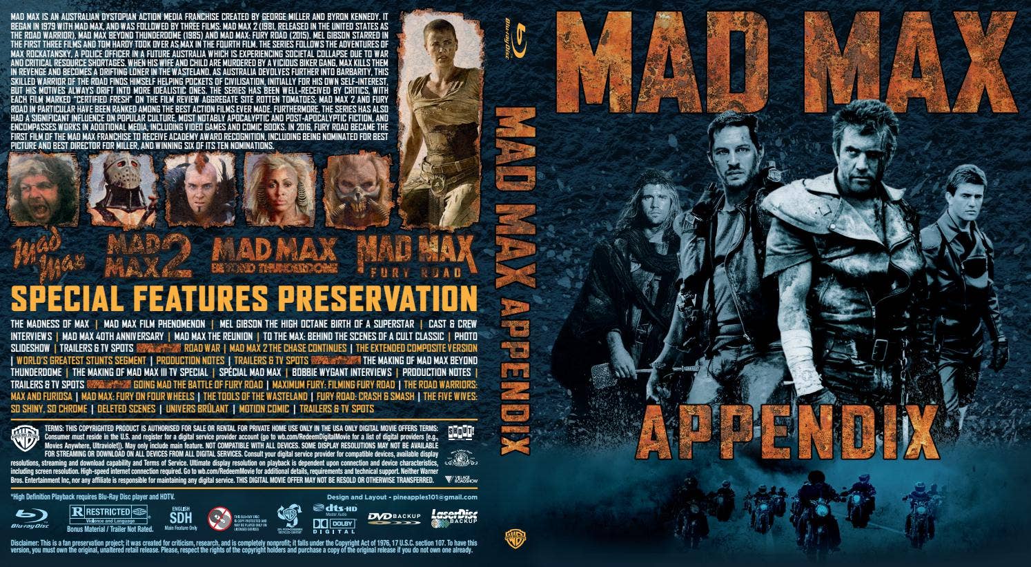 Mad Max - Appendix - Blu Ray Artwork by Dave Simkiss - Issuu