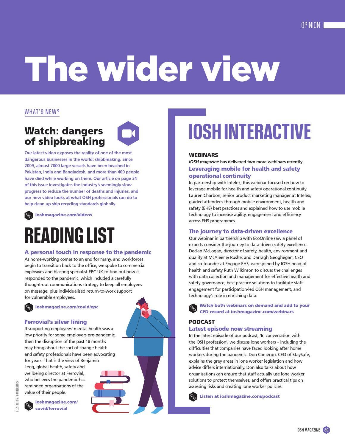 IOSH magazine - July/Aug 2021 by Redactive Media Group - Issuu