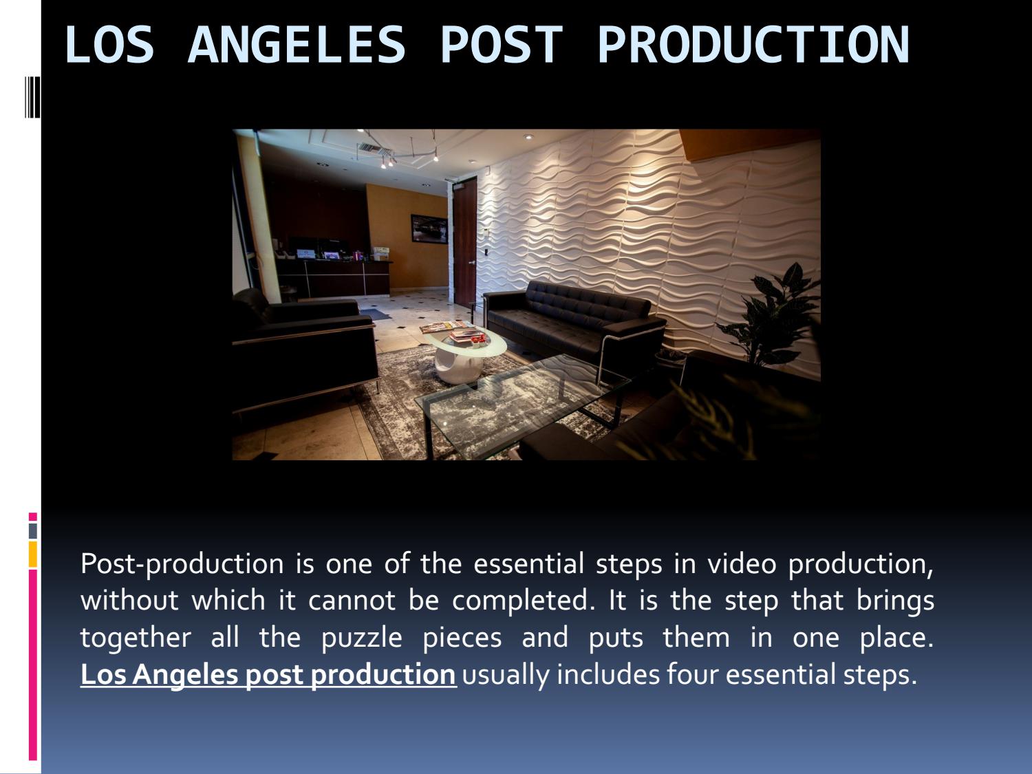 Los Angeles Post Production by Transported Audio - Issuu