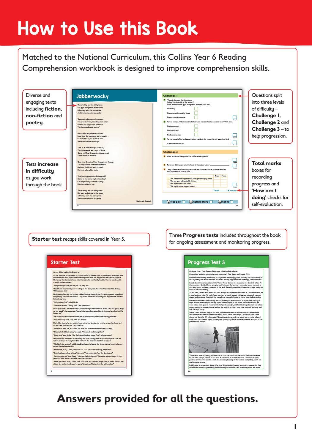 Collins Year 6 Reading Comprehension Targeted Practice Workbook by ...
