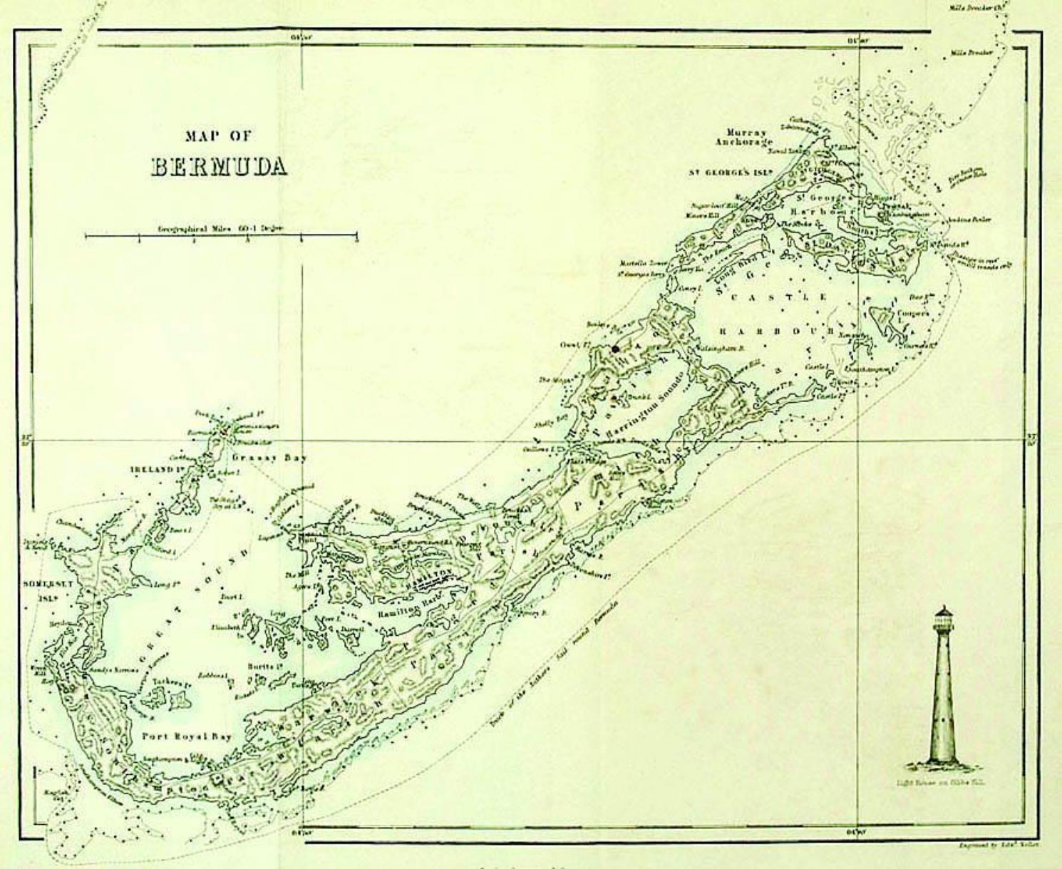 Old Map of Bermuda by Bermuda Magazine - Issuu