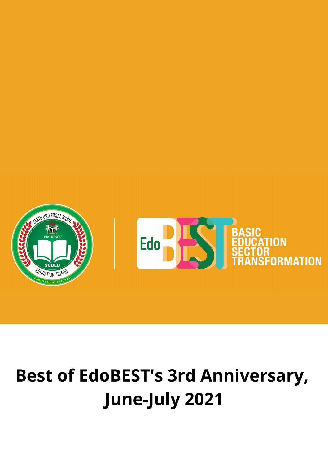 EdoBEST 3rd Anniversary Highlights by NewGlobe - Issuu