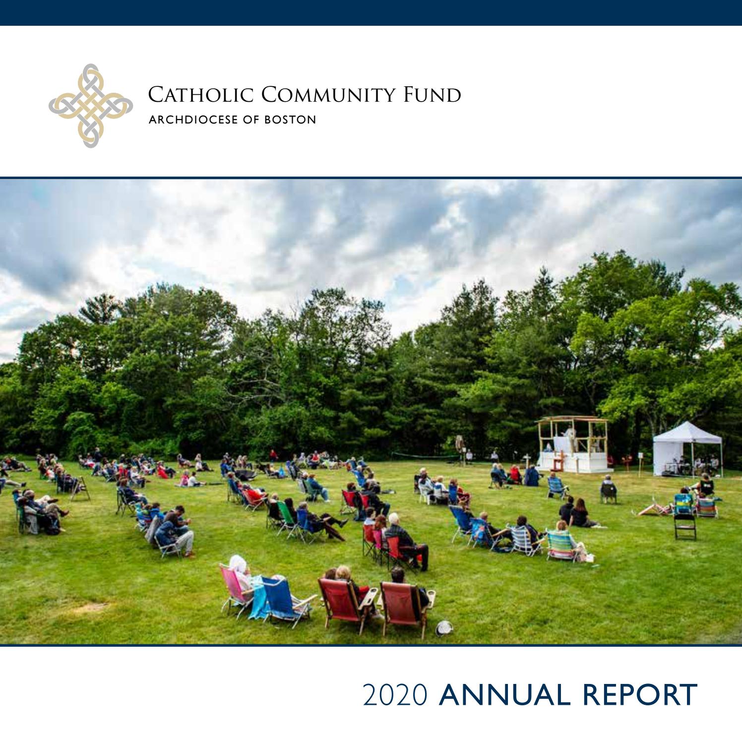 Catholic Community Fund 2020 Annual Report by Boston Catholic ...