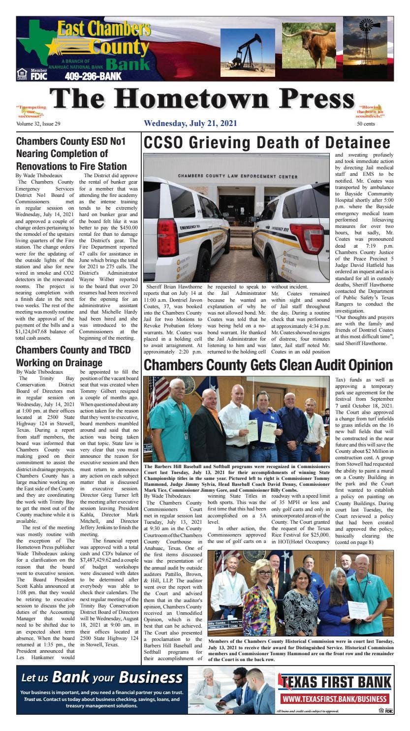The Hometown Press 07-21-2021 by The Hometown Press - Issuu
