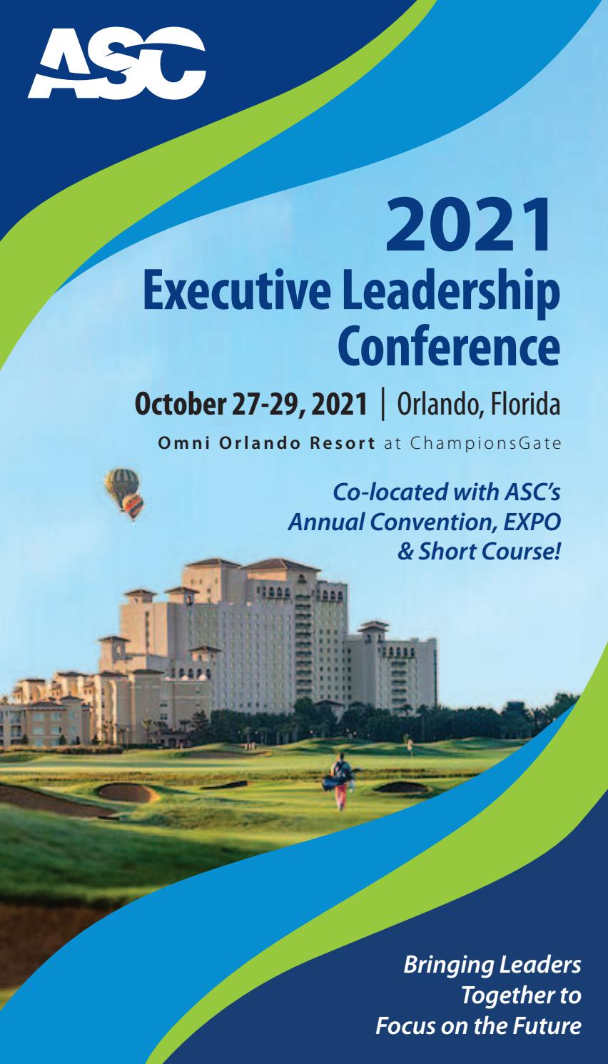ASC 2021 Executive Leadership Conference Preliminary Program by The ...