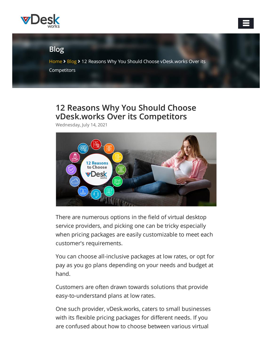 12 Reasons Why You Should Choose vDesk.works Over its Competitors by ...