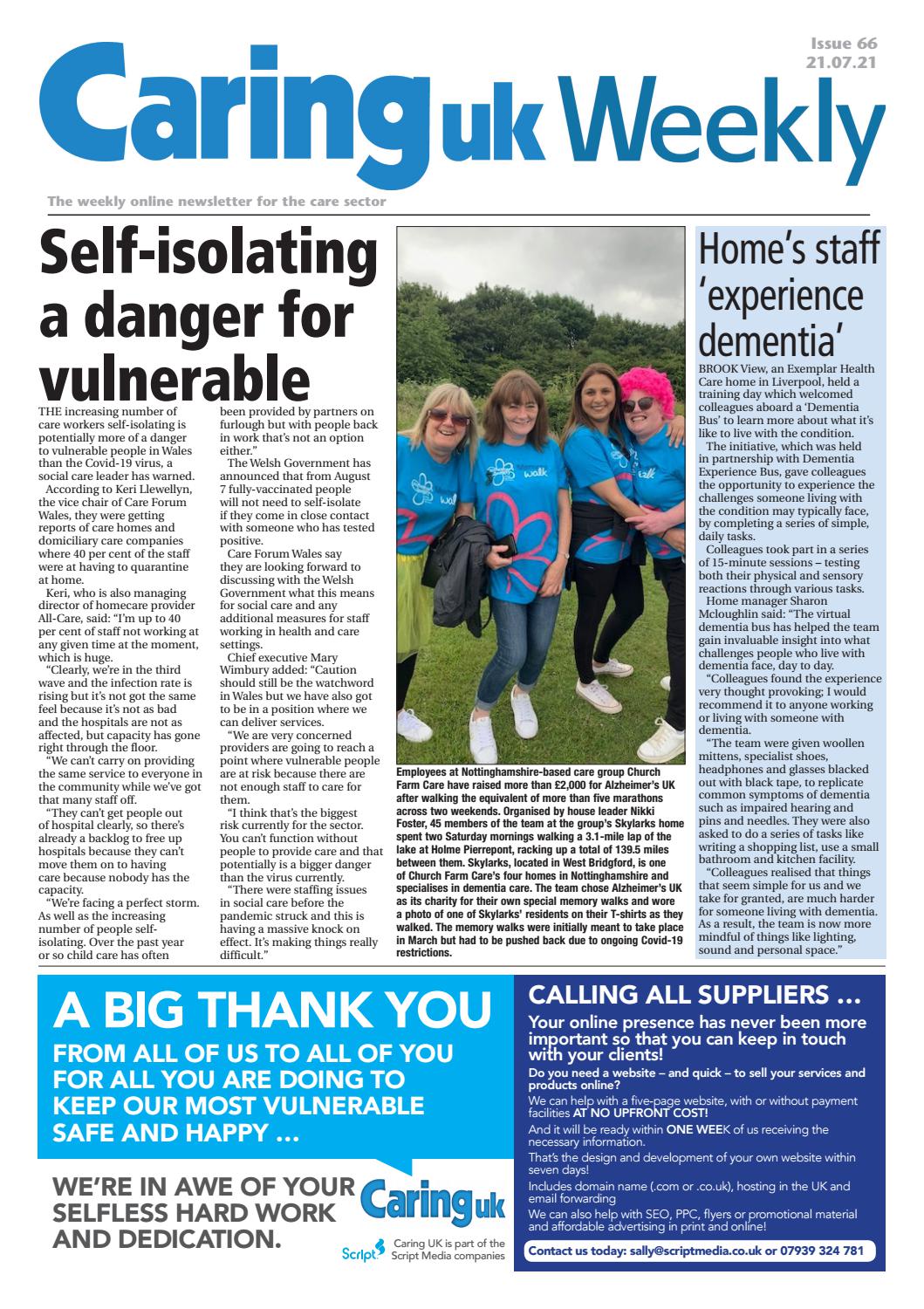 Caring UK weekly - Issue 66 by Script Media - Issuu