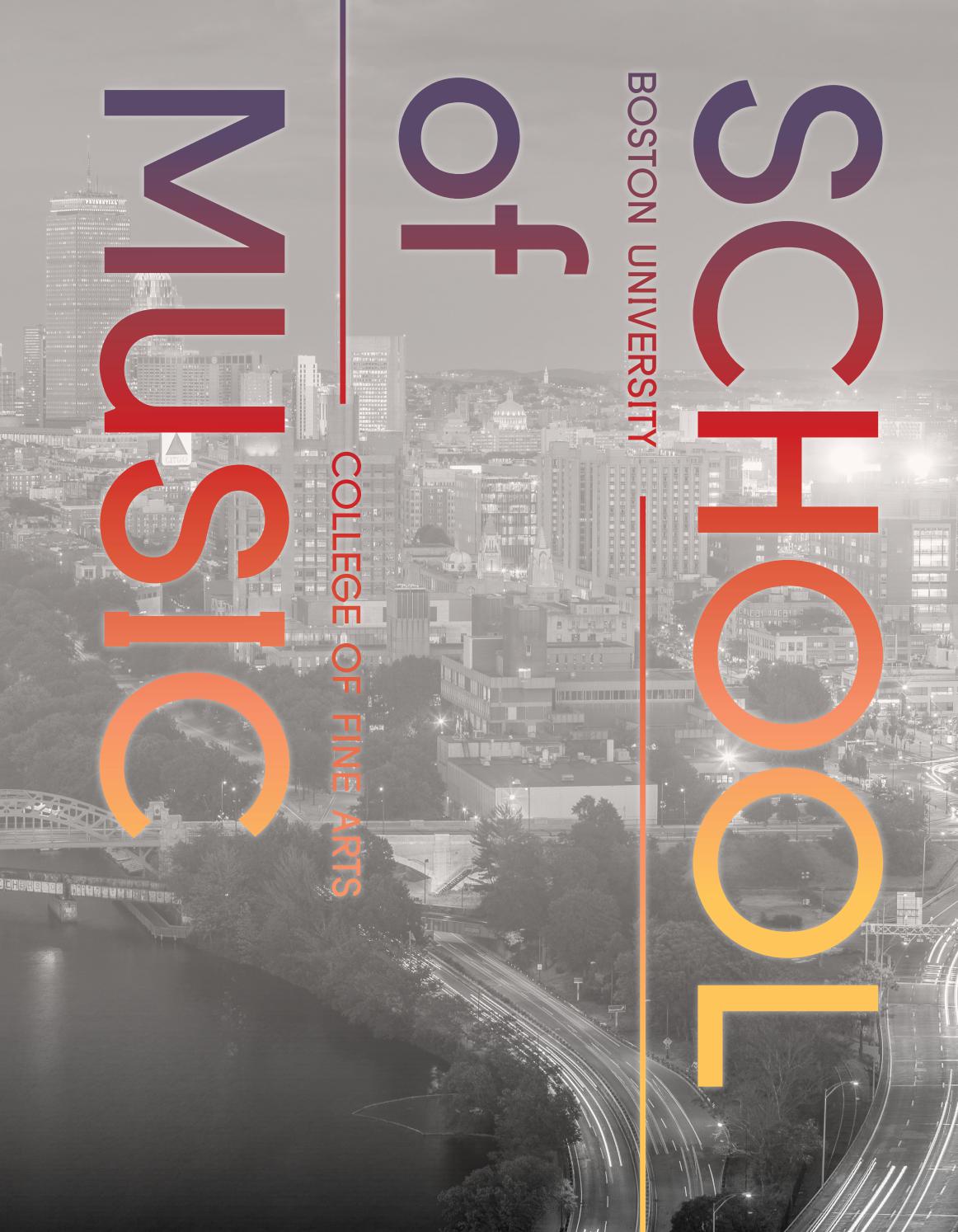 Boston University College of Fine Arts School of Music | 2021 Viewbook ...