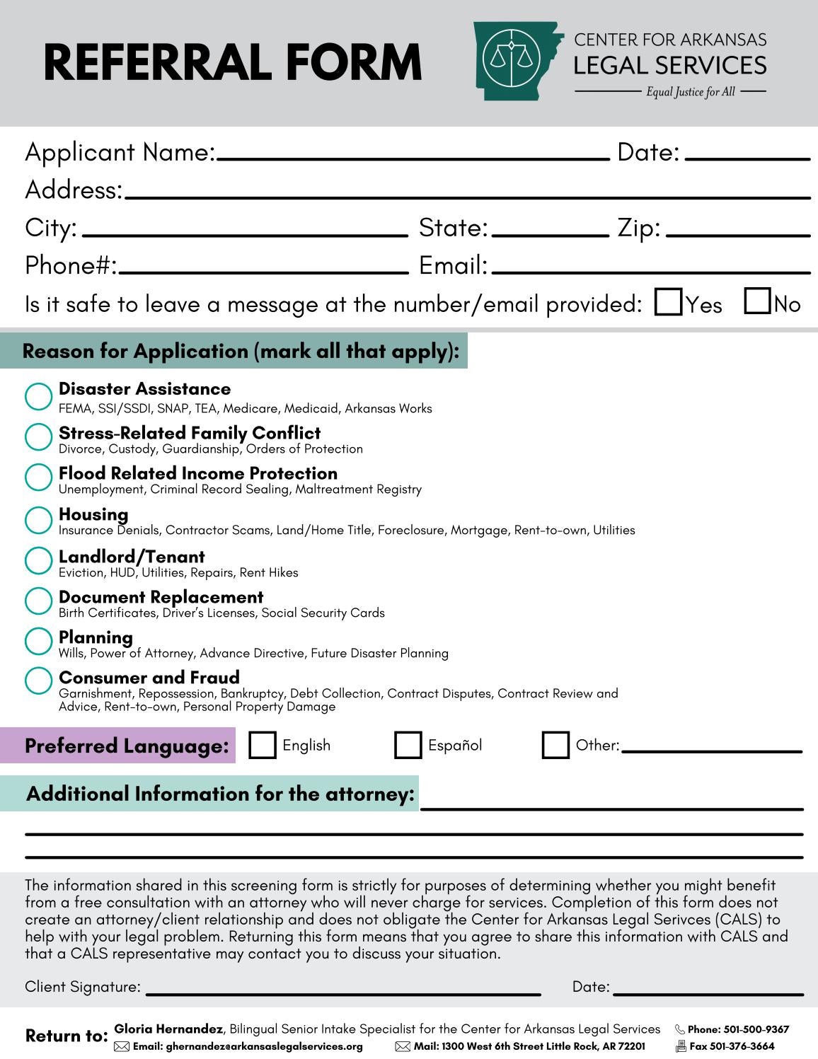 Referral Form- Basic template (Fillable PDF) by Amber Quaid - Issuu
