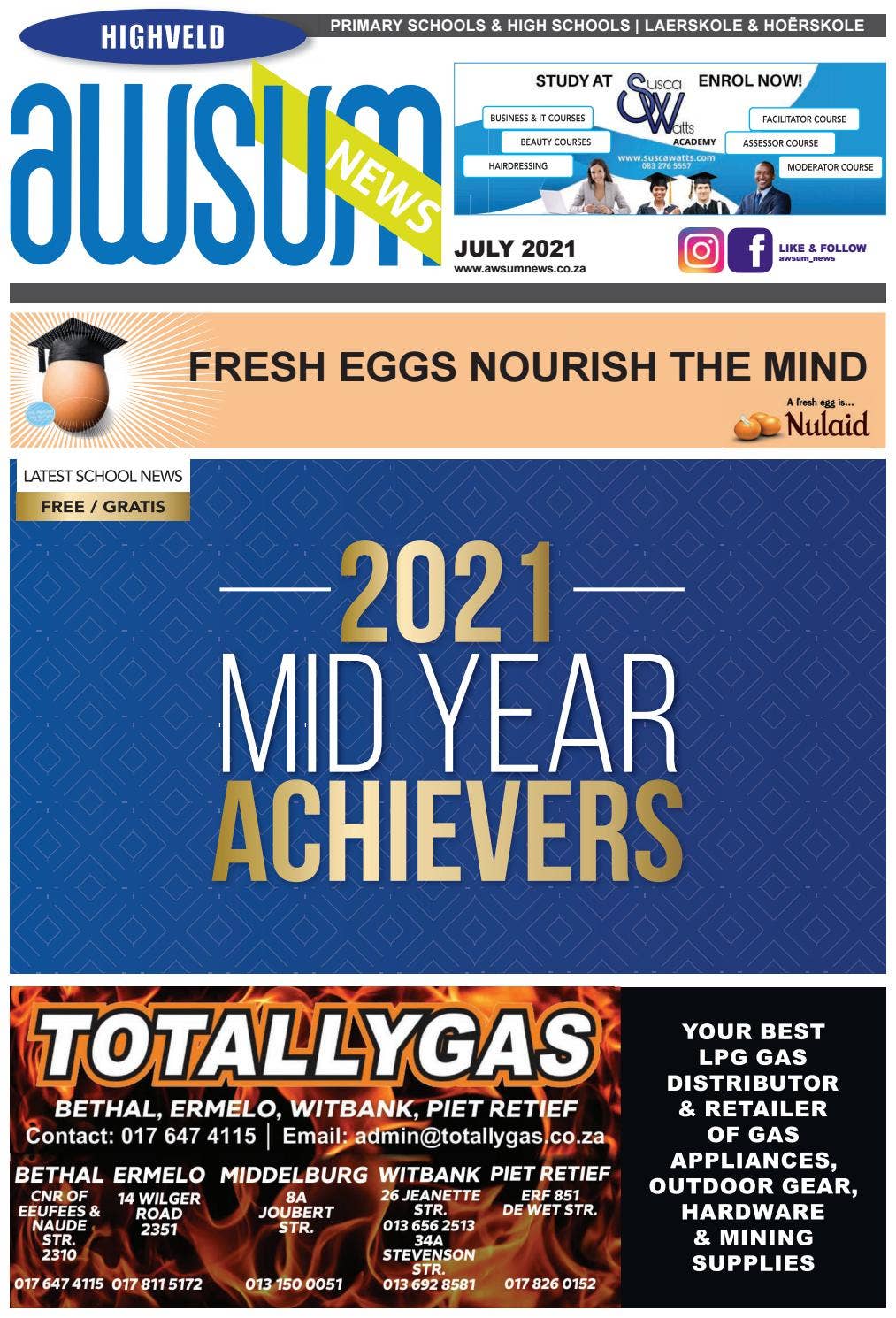 AWSUM Highveld Mid-Year Achievers - July Edition by AWSUM News - Issuu