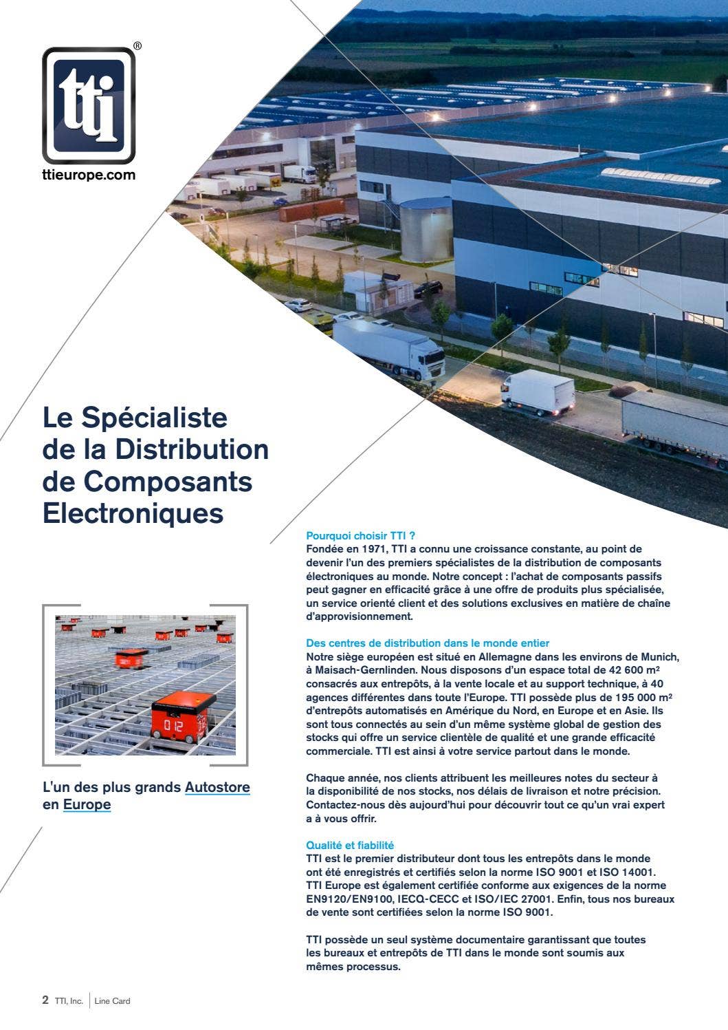TTI Line Card (French) by TTI, Inc. - Issuu
