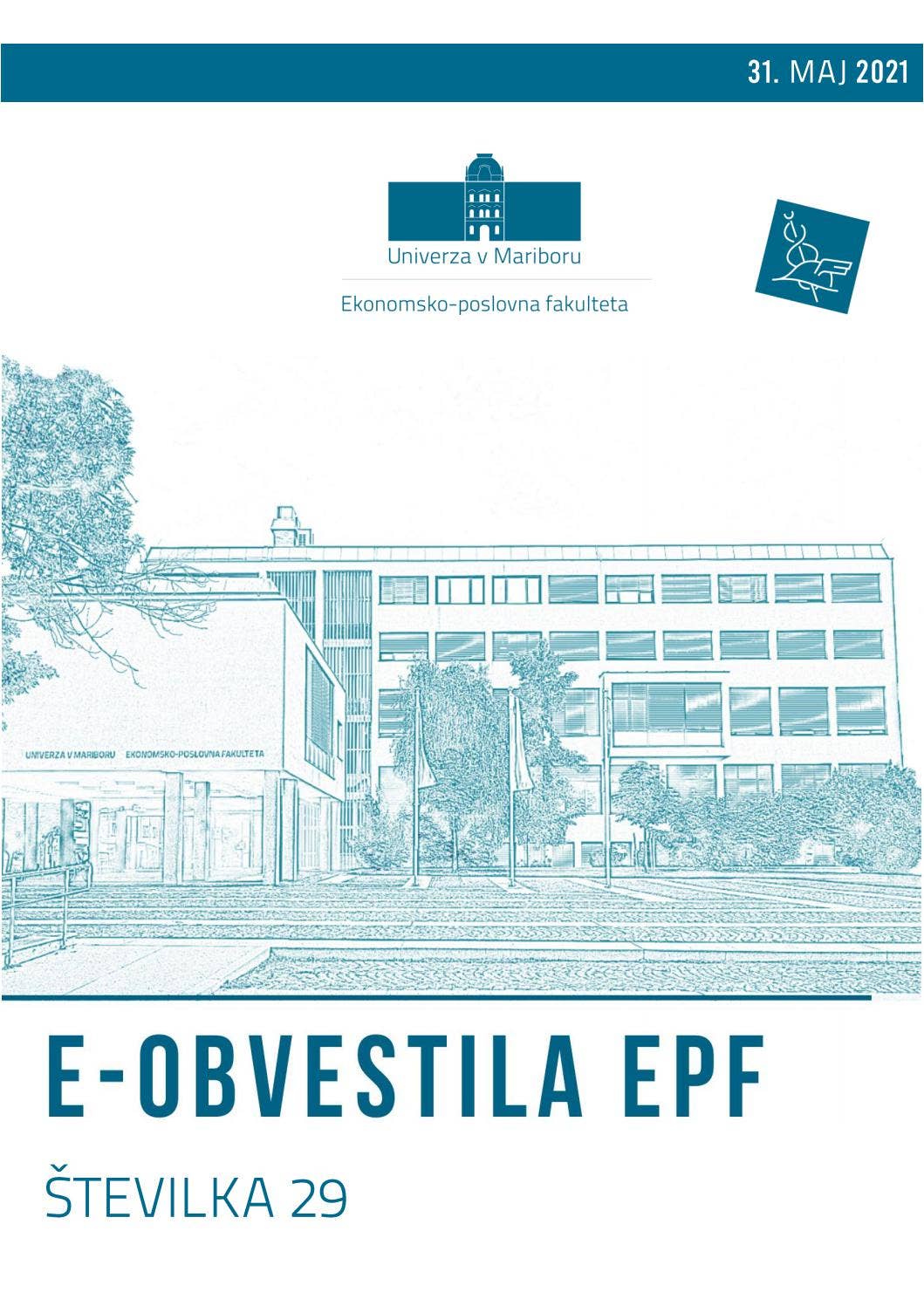 29. E-obvestila EPF by Ekonomsko-poslovna Fakulteta Maribor - Issuu