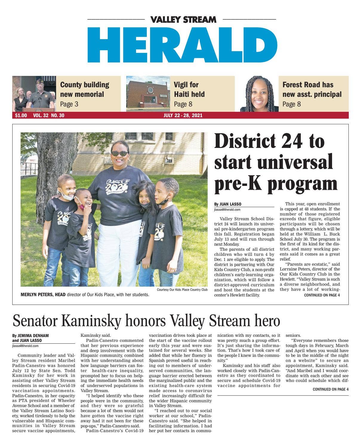 Valley Stream Herald 07-22-2021 by Richner Communications, Inc - Issuu