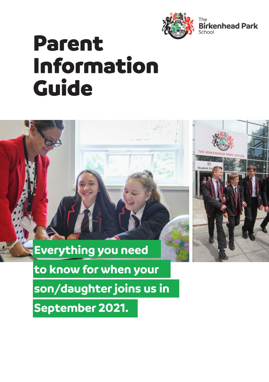 Parent Information Guide 2021 by Schudio - Issuu