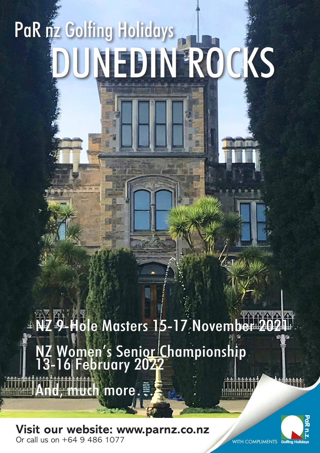 PaR nz Dunedin Rocks July 2021 by PaR nz Golfing Holidays - Issuu