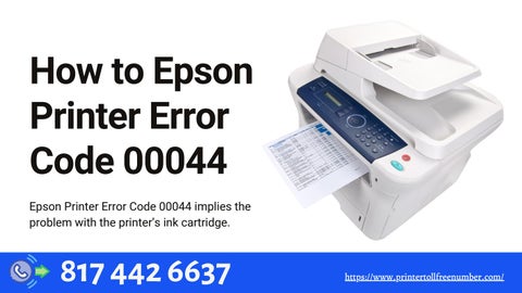 Fix Epson Printer 00044 With These Easy Steps | Printer Troubleshooting ...