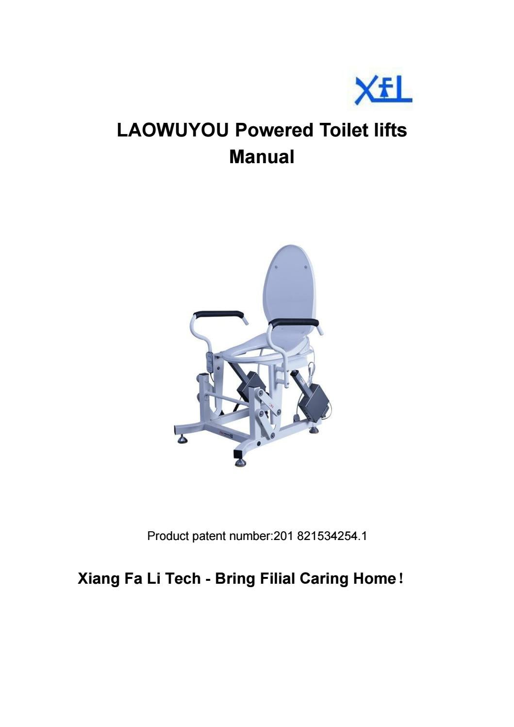 Manual of powered toilet lift-Xiang Fa Li Tech - https://mexmobility ...