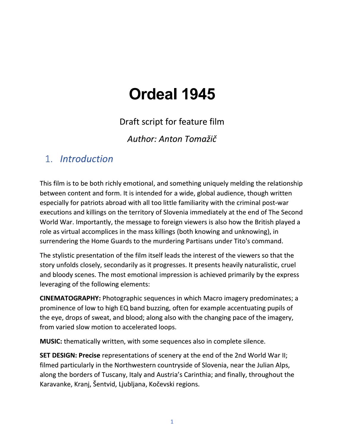 Ordeal 1945 by Anton Tomazic - Issuu