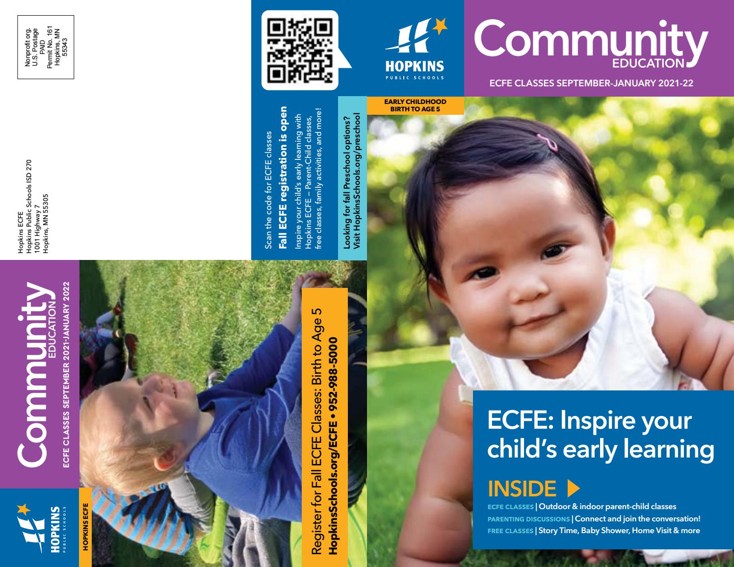 Hopkins Early Childhood Family Education (ECFE) 2021 Fall Brochure by ...
