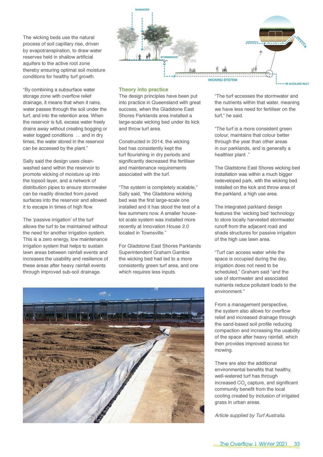Overflow Magazine Winter 2021 by Irrigation Australia - Issuu
