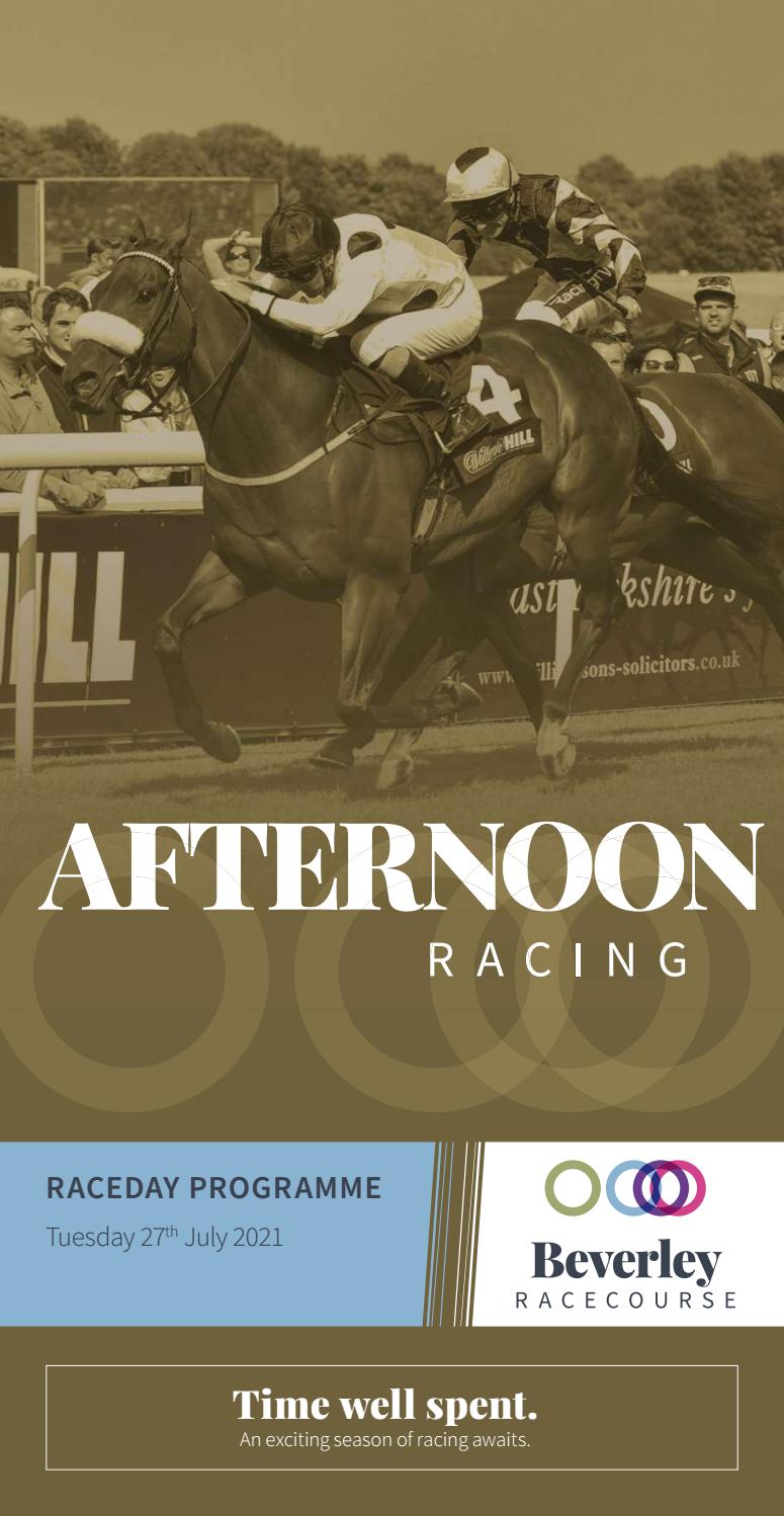 Beverley Racecard - Tuesday 27th July by Weatherbys - Issuu