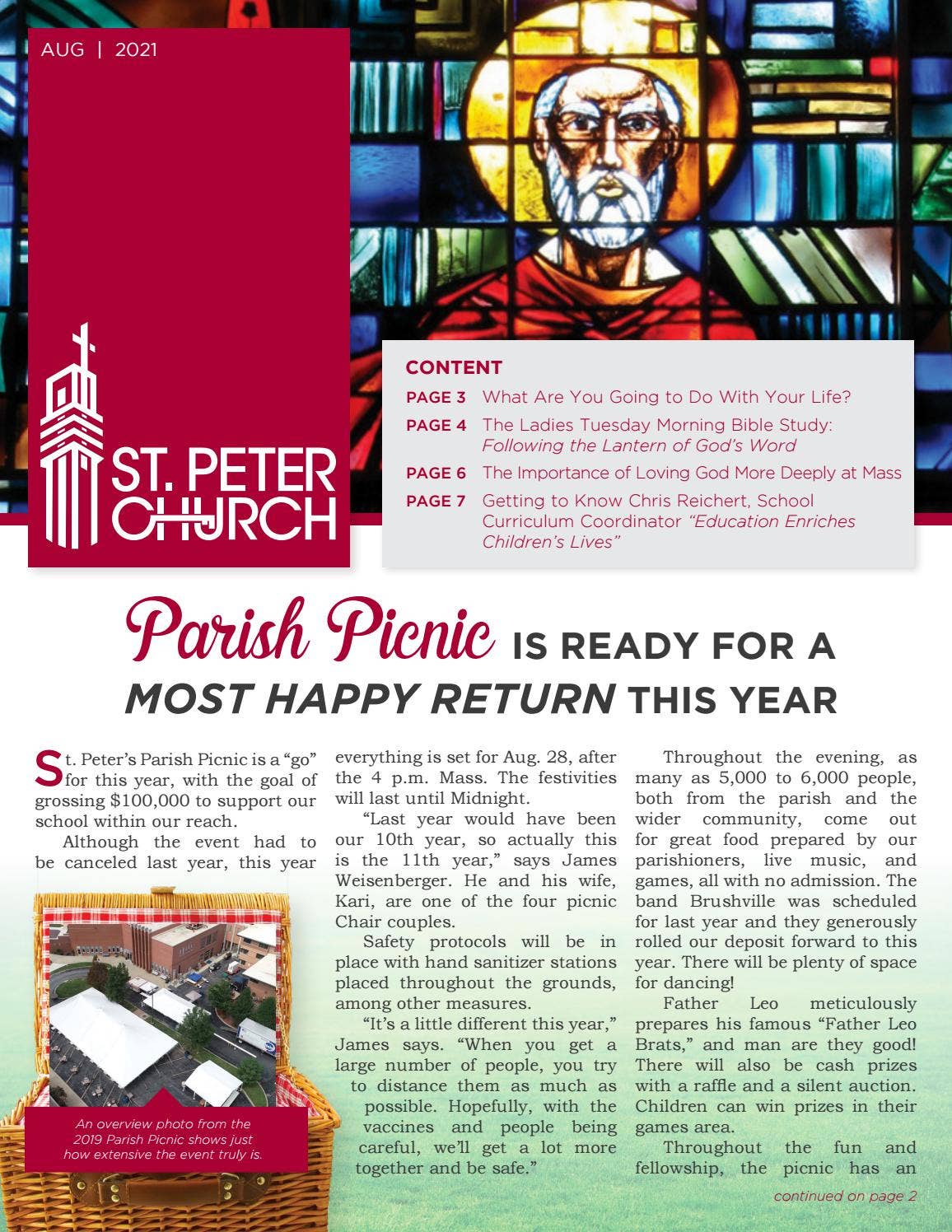 St. Peter Catholic Church Newsletter — August 2021 by Catholic ...