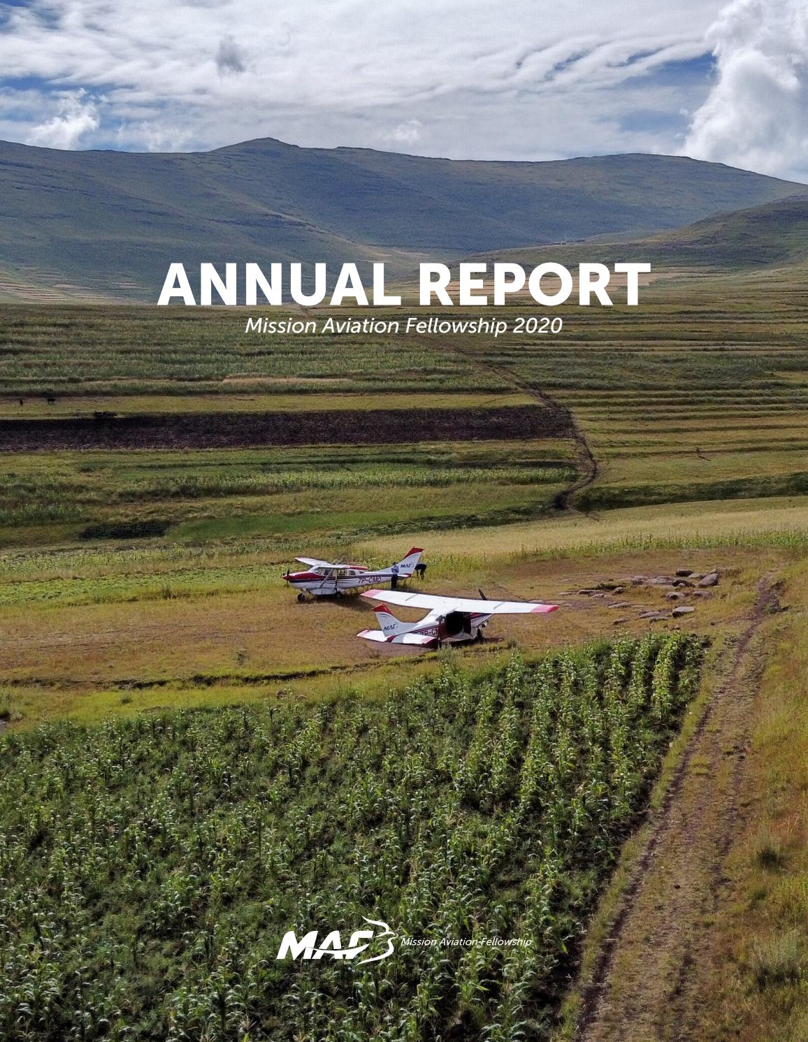 2020 Annual Report - MAF by Mission Aviation Fellowship - Issuu