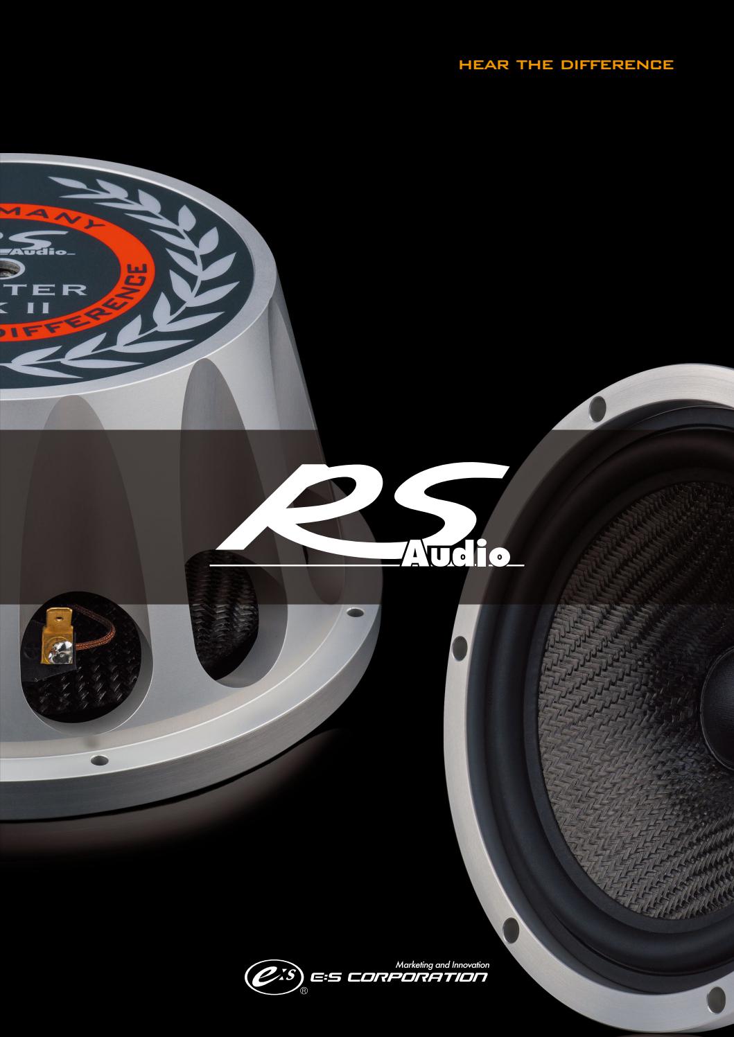 RS Audio 2021 by es corporation - Issuu
