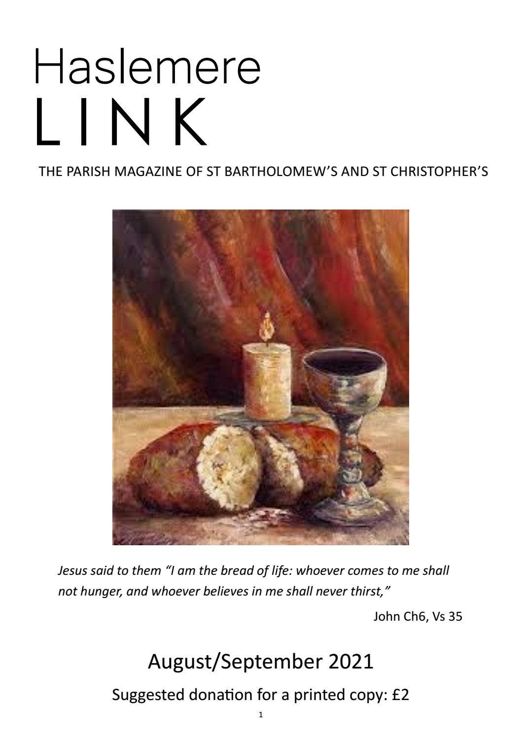Haslemere Parish Link Magazine - August / September 2021 by ...