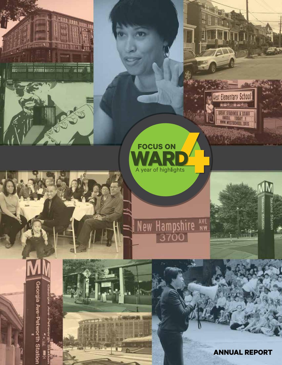 District of Columbia Ward 4 Annual Report for Muriel Bowser by KTD ...