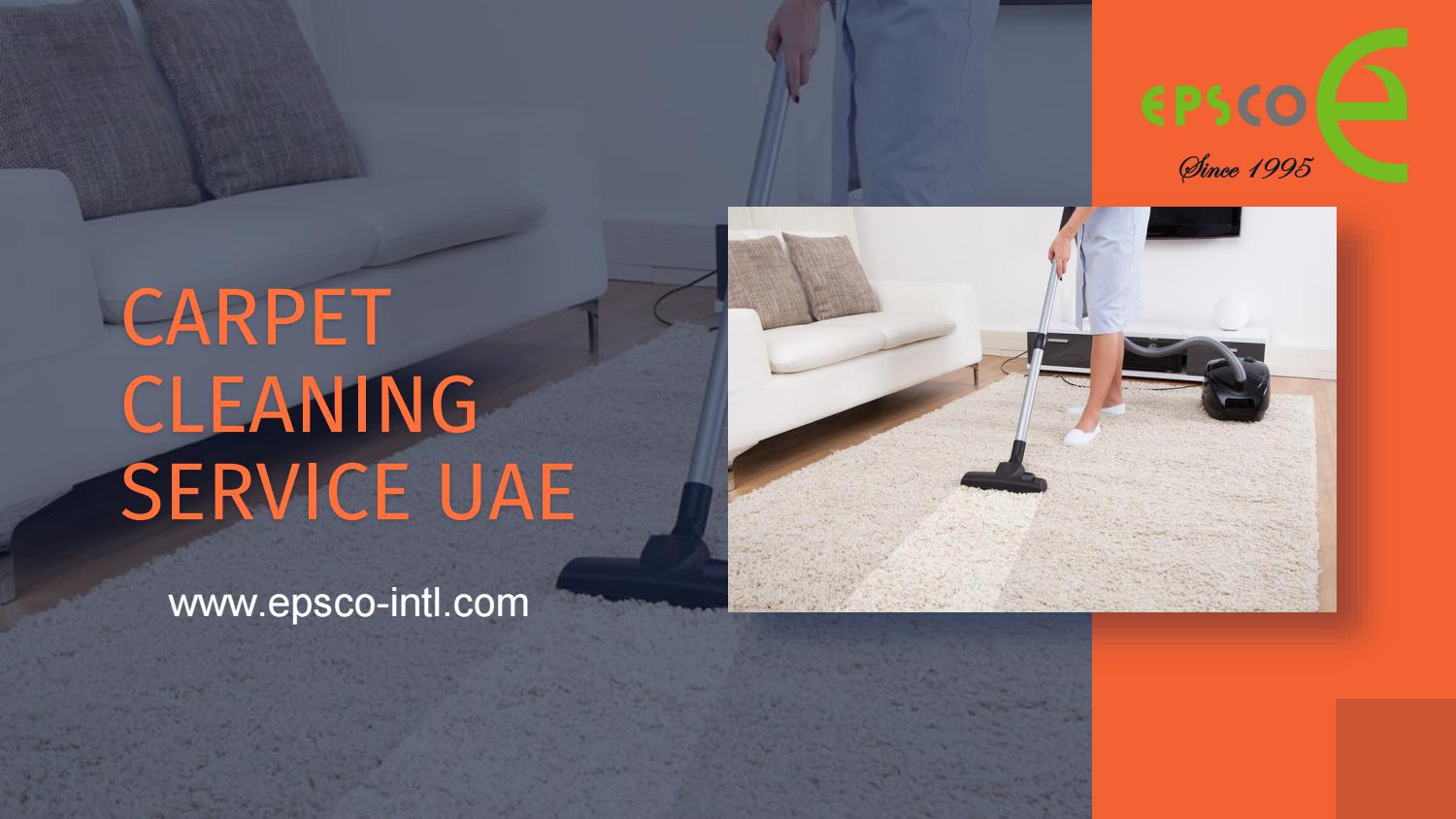 Carpet Cleaning Uae by EPSCO LLC - Issuu