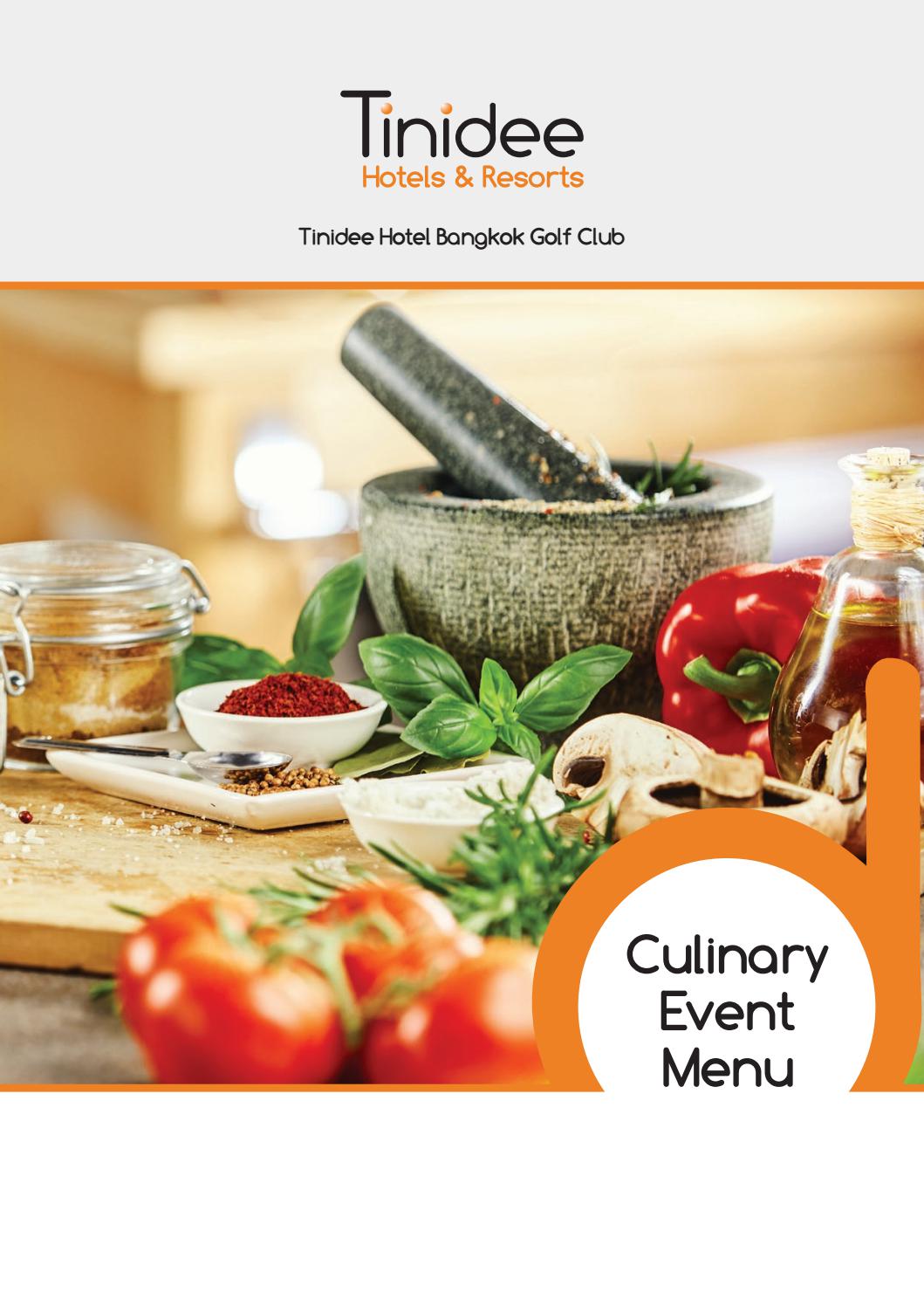 TNDBC-Culinary-Menu by Uraisri Pinnak - Issuu