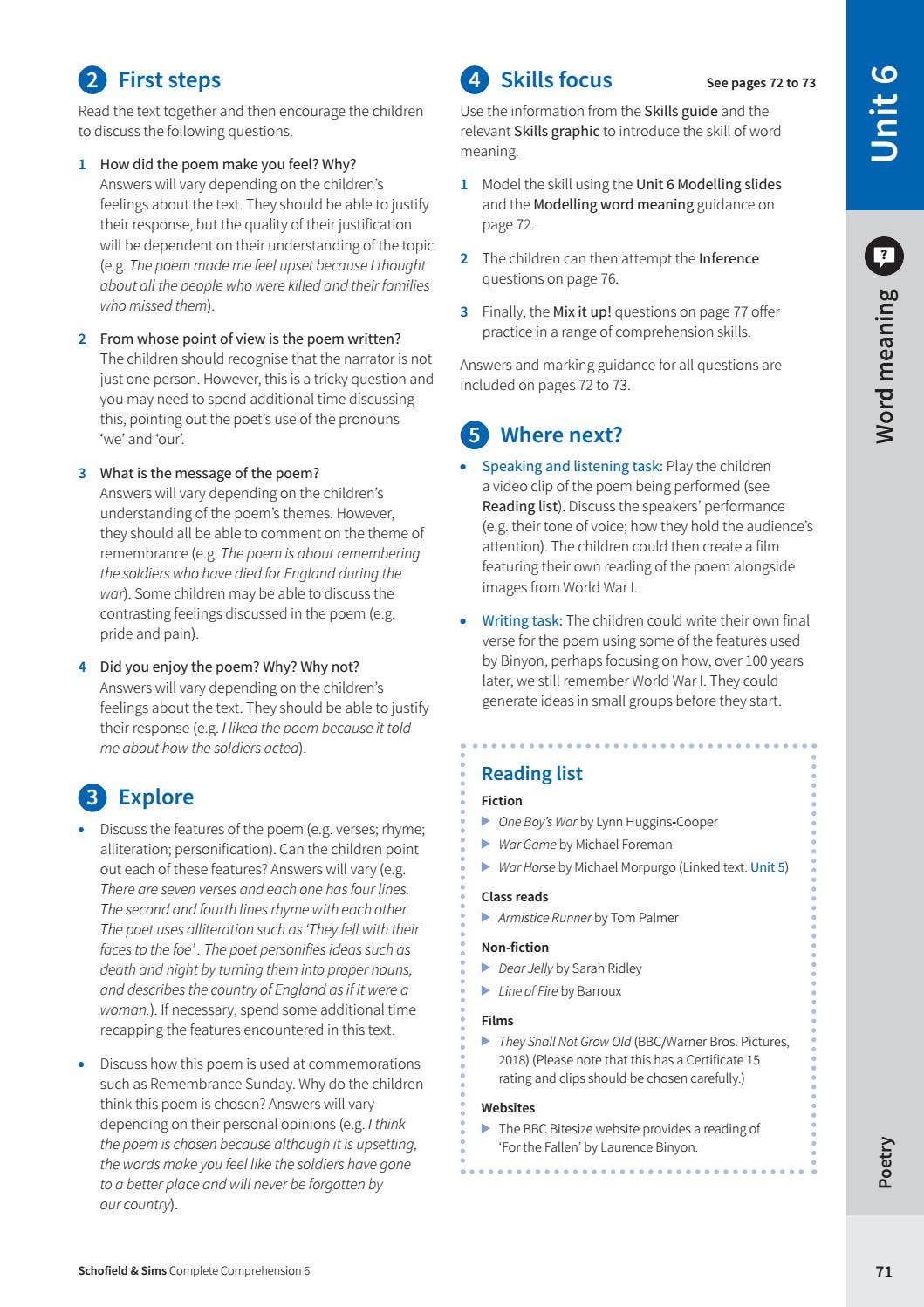 Complete Comprehension Book 6 by Schofield & Sims - Issuu