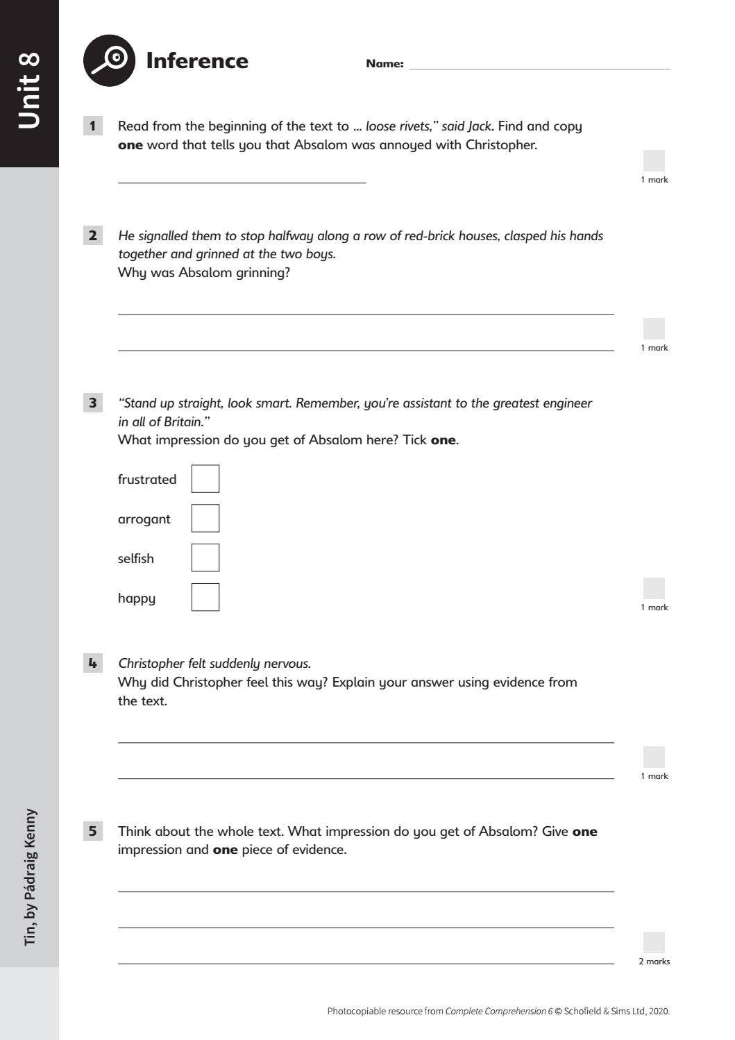 Complete Comprehension Book 6 by Schofield & Sims - Issuu