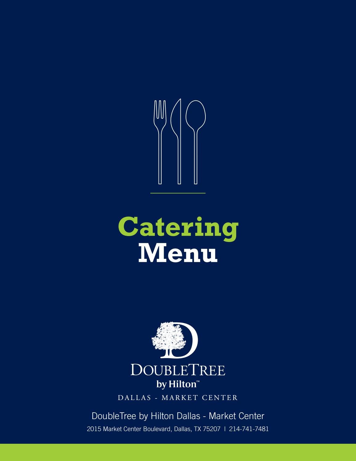 561 - DoubleTree by Hilton Dallas - Market Center Banquet Menu by ...