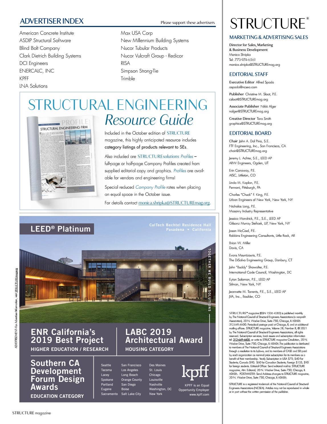 STRUCTURE magazine | August 2021 by structuremag - Issuu