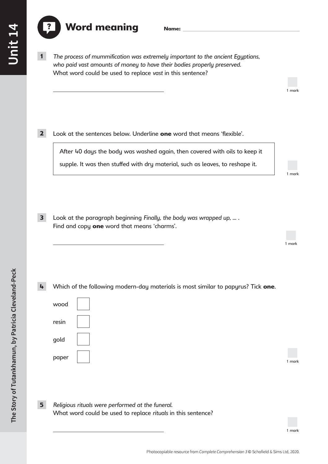 Complete Comprehension Book 3 by Schofield & Sims - Issuu