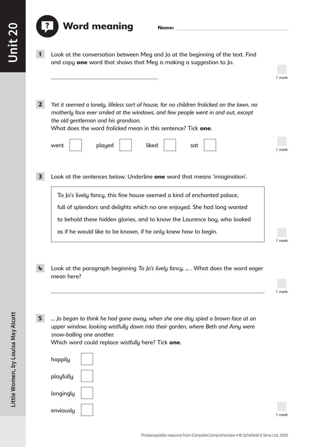 Complete Comprehension Book 4 by Schofield & Sims - Issuu