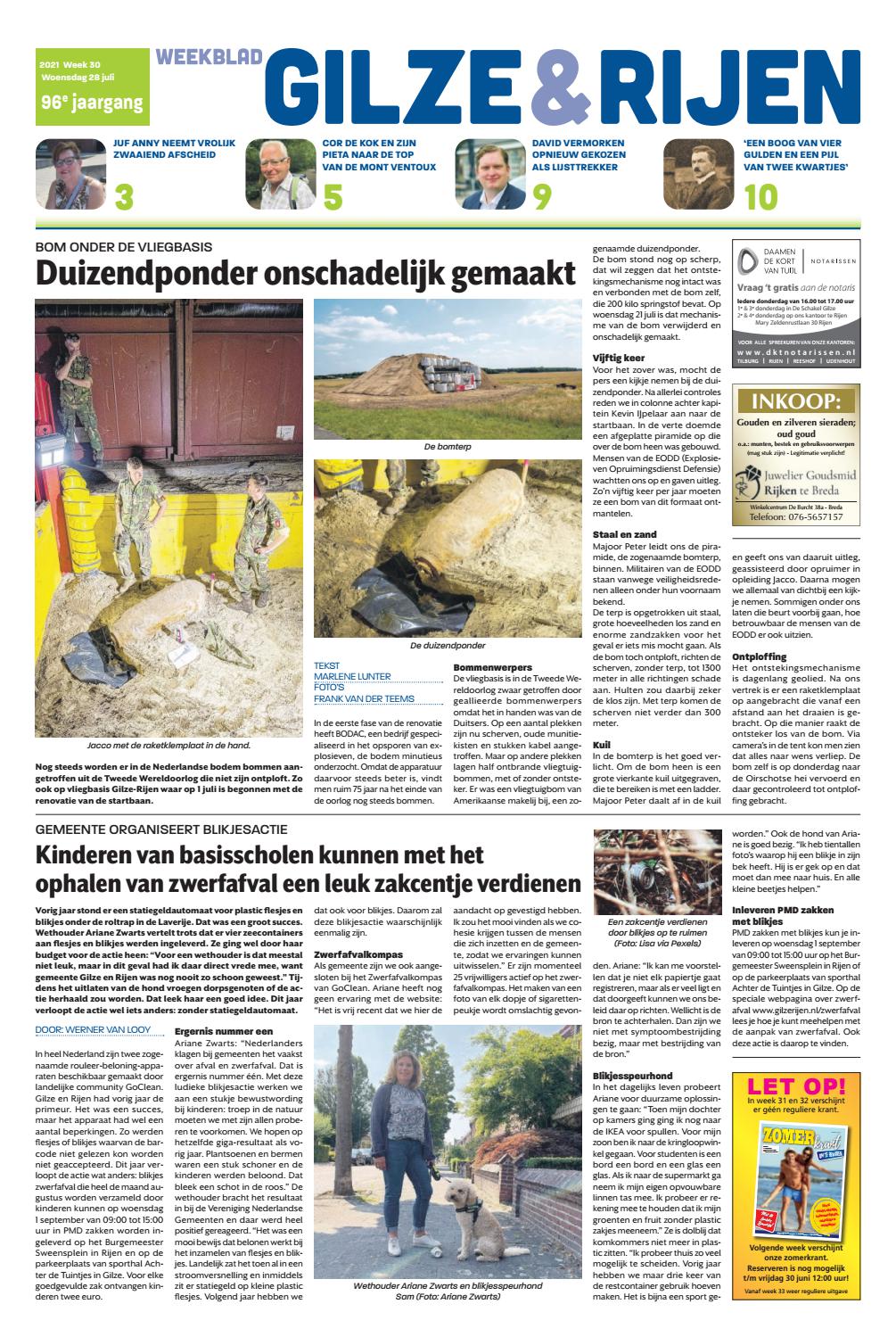 Weekblad Gilze en Rijen 28-07-2021 by Uitgeverij Em de Jong - Issuu