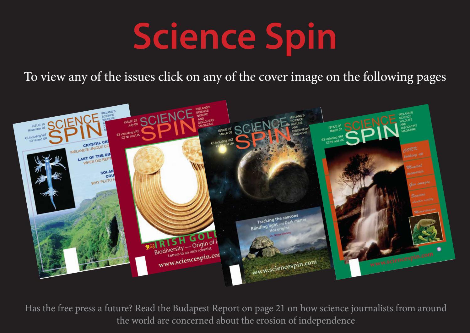 Science Spin magazines by Albertine Kennedy Publishing - Issuu