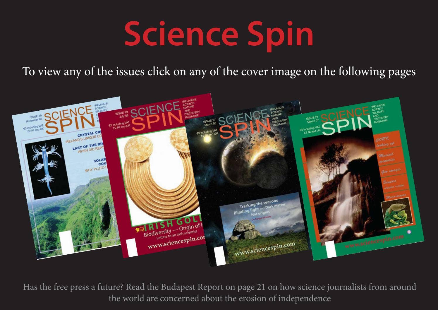 Science Spin magazines by Albertine Kennedy Publishing - Issuu