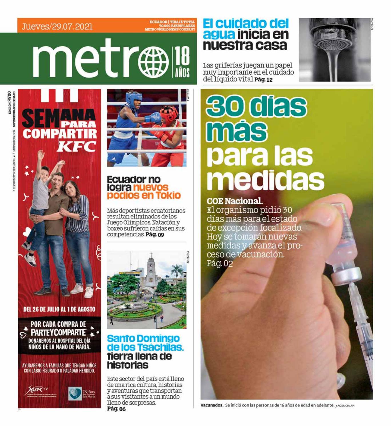 Diario Metro, edición 29 de julio de 2021 by Diario Metro - Issuu