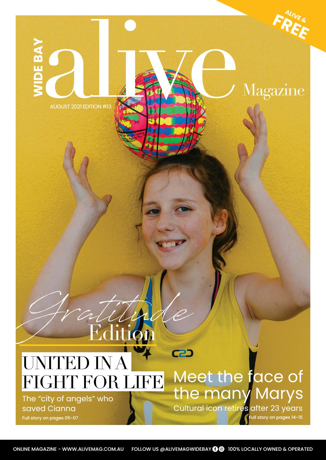 Alive Magazine - Edition 13 - August 2021 by alivefrasercoast - Issuu