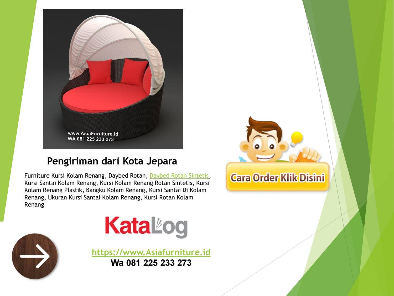 081-225-233-273 (Telp & WA) Beli Daybed Rotan Sintetis Batu by Abdul ...