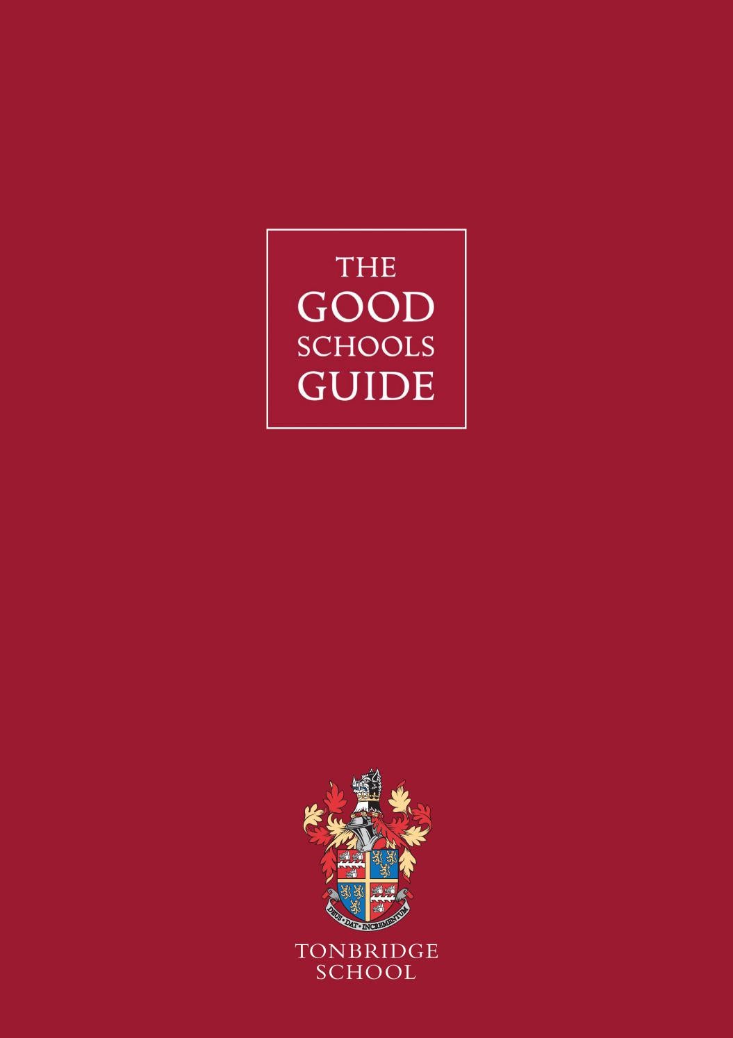 The Good Schools Guide - Tonbridge School by Tonbridge School - Issuu