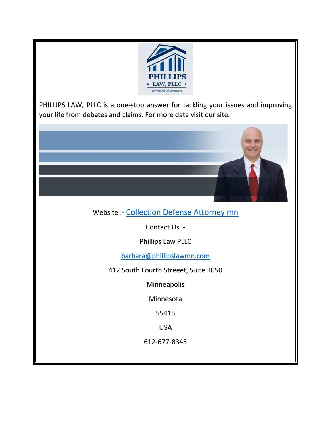 Collection Defense Attorney mn | phillipslawmn.com by Phillips Law PLLC ...