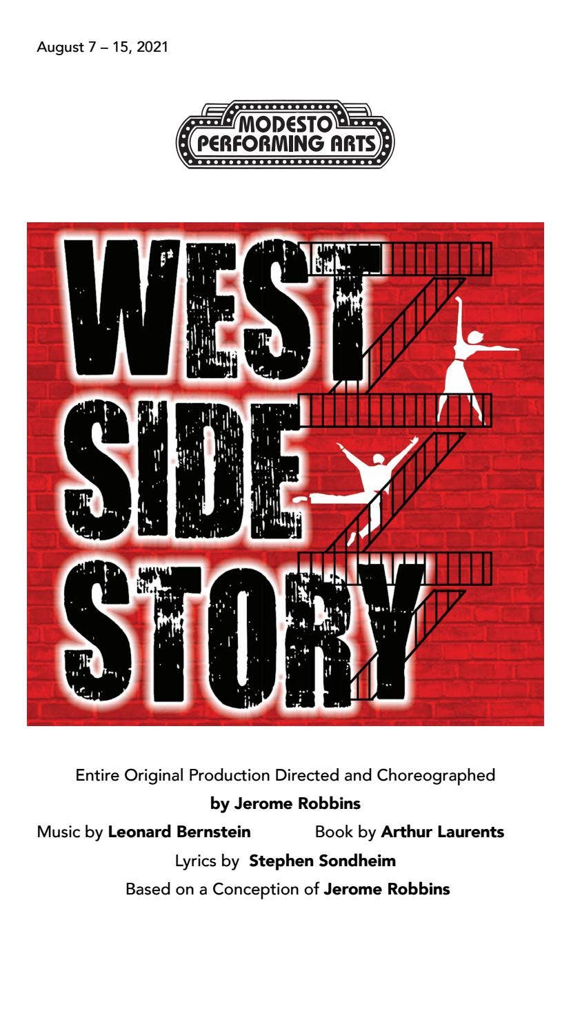 Modesto Performing Arts - West Side Story Print-at-Home Program by ...
