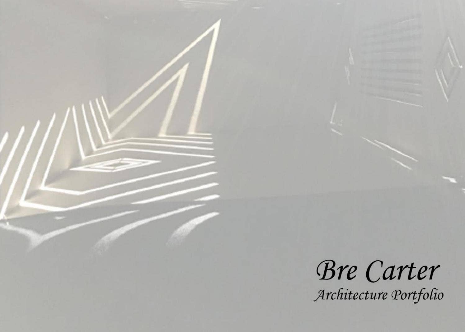 Bre Carter- Architecture Portfolio by brecarter - Issuu